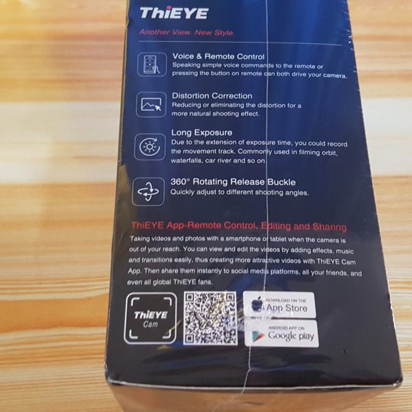 ThiEYE T5 Edge Native 4K Action Camera Dashcam + Voice Control - Asia Booth