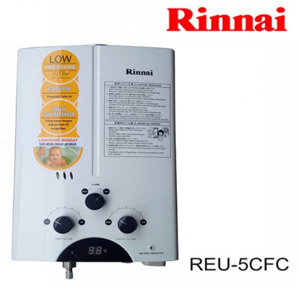 Rinnai REU-5CFC LPG Gas Tankless Water Heater - Asia Booth