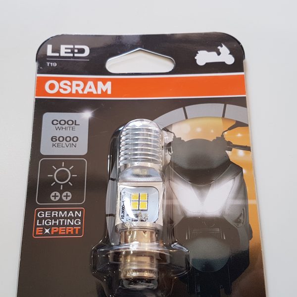 OSRAM LEDriving Headlight For Motorcycles & ATVs 7735CW - T19 H6 12v 6000K - Asia Booth
