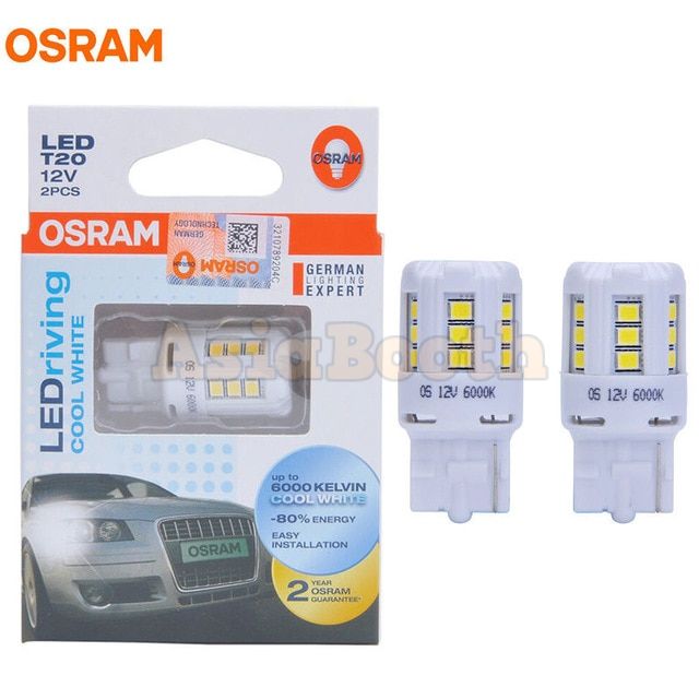 OSRAM LEDriving T20 W21W LED 7705CW 7705R 7705YE - Asia Booth