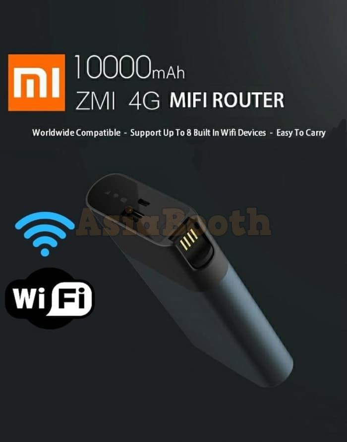 ZMi MF885 3G/4G LTE with Powerbank 10000mAh by Xiaomi - Asia Booth