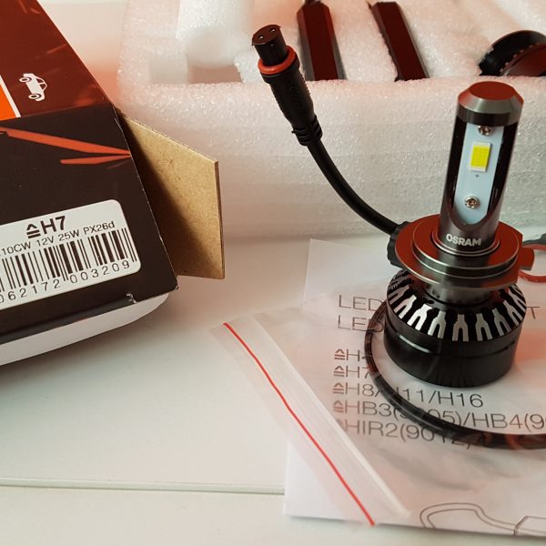 OSRAM LED Headlight LED Retrofit Conversion Kit 12Volt – H7 6000K ...