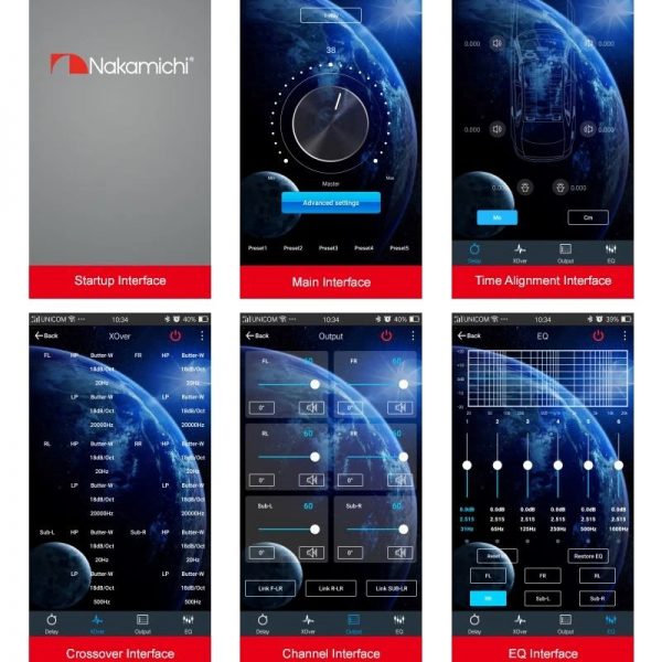 Nakamichi NDS4631A Car Audio Digital Signal Processor 6Ch DSP Amplifier 31 EQ - Asia Booth