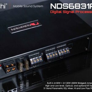 Nakamichi NDS6831A Car Audio HD Digital Signal Processor 6 In 8 Out DSP 31 EQ - Asia Booth