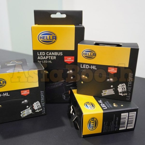 HELLA Car LED Headlight Retrofit - LED-HL HIR2 9012 6500K - Asia Booth