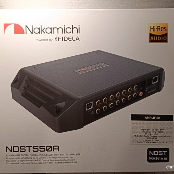 NAKAMICHI NDST550A Car Hi-Res Audio Digital Signal Processor Amplifier 12 Ch. - Asia Booth